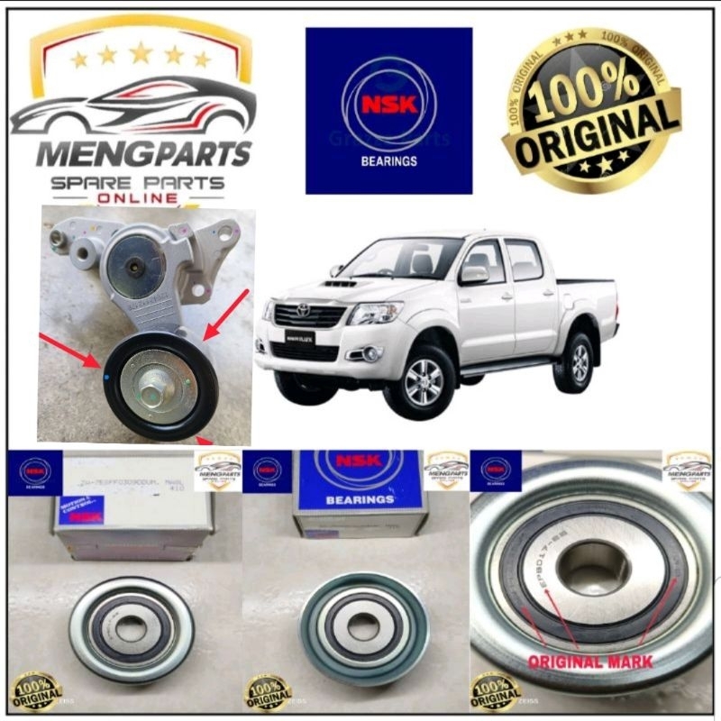 ORIGINAL 💯% NSK JAPAN TOYOTA HILUX KUN25 ,HIACE KDH200 FAN BELT ...