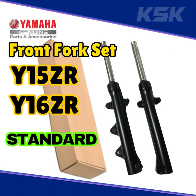YAMAHA Y15ZR Y15 V1 V2 Y16 FORK SET FRONT FORK TUBE FORK STANDARD DEPAN HITAM BLACK FORK APIDO ...