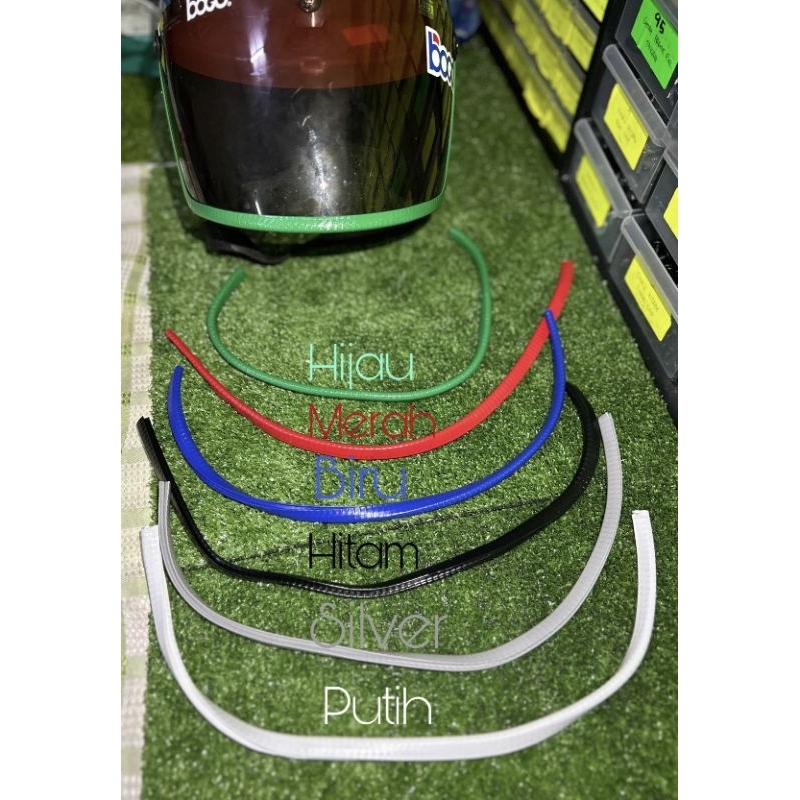 (1PCS) GETAH PLASTIK COVER VISOR HELMET MS 88 DAN LAIN² HELMET | Shopee ...