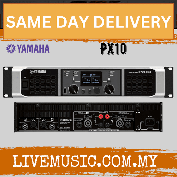 Yamaha PX10 2-channel Power Amplifier (PX-10/PX 10) | Shopee Malaysia