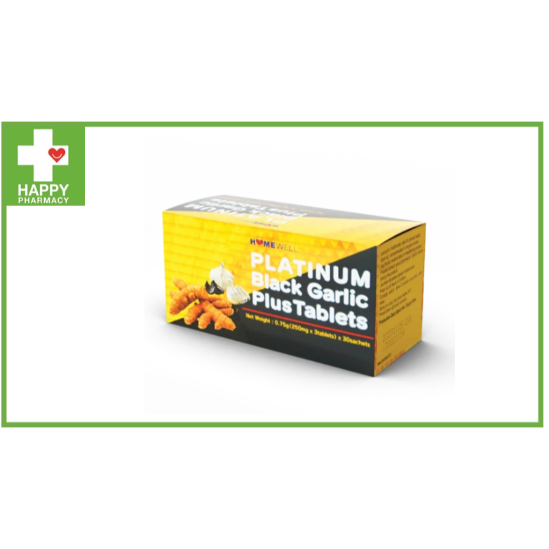 HOMEWELL Platinum Black Garlic Plus Tablets 250mg 30's | Shopee Malaysia