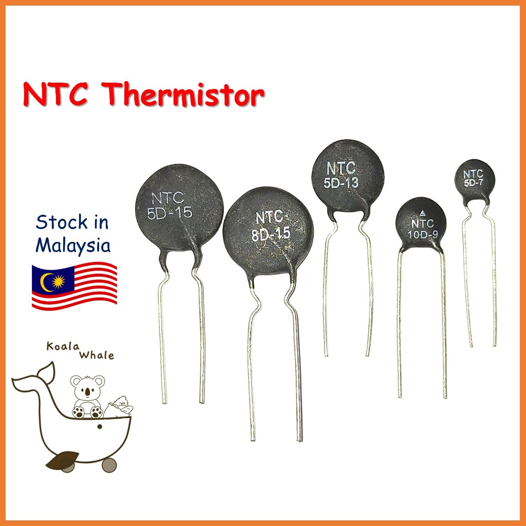 NTC Thermistor 5D-7 5D7 5D-9 5D9 5D-11 5D11 5D-13 5D-15 5D15 8D-9 8D9 ...