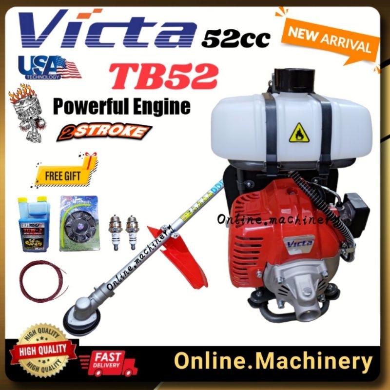 Victa TB52 Brush Cutter 52cc ( USA TECHNOLOGY ) Mesin Rumput | Shopee Malaysia