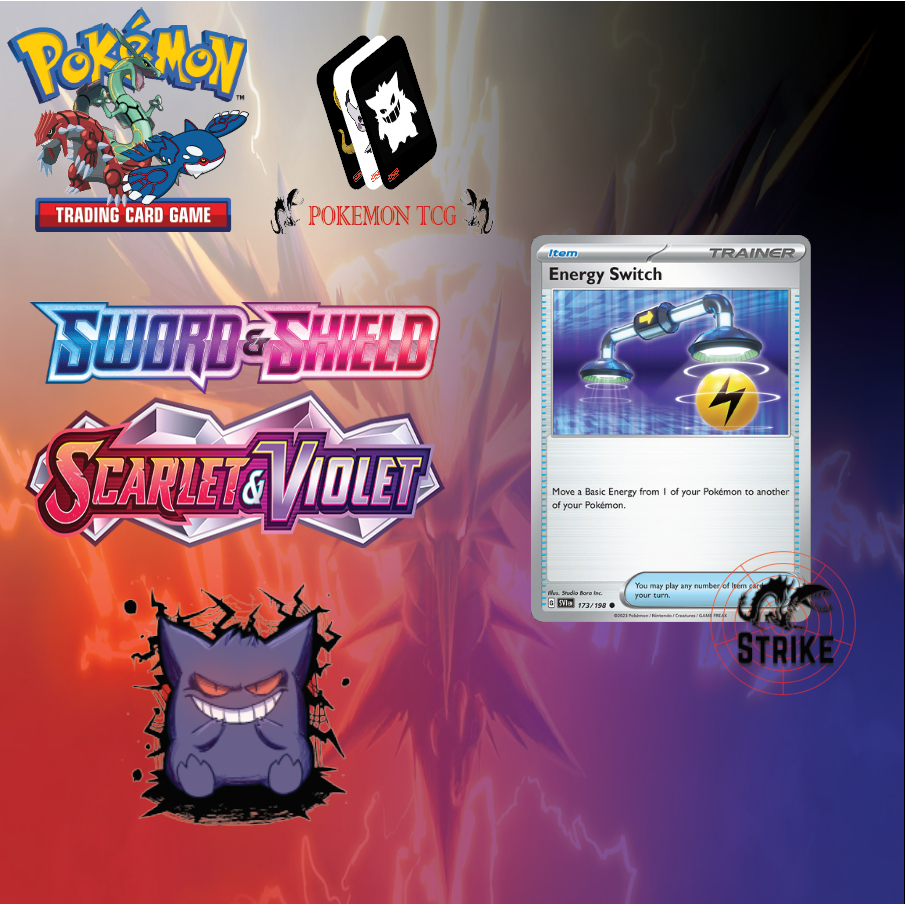 Pokemon Trainer Card - Energy Switch 173/198 Scarlet Violet SV01 ...