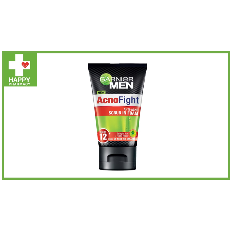 GARNIER MEN Acno Fight Scrub In Foam 150ml | Shopee Malaysia