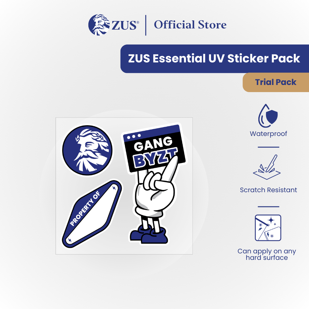 ZUS Essential Sticker Trial Pack (1's) [Not For Sale] | Shopee Malaysia