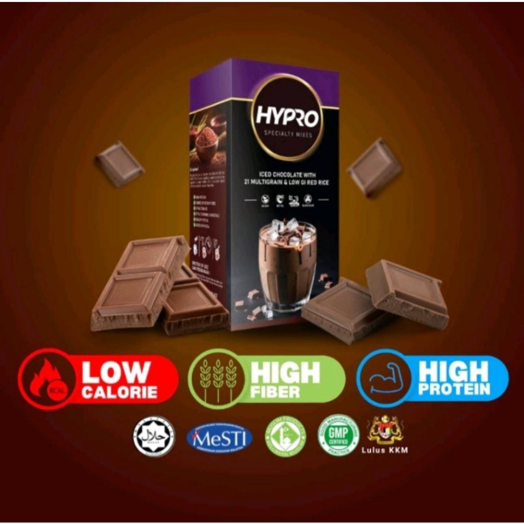 HYPRO Meal REPLACEMENT- MINUMAN COKLAT PREMIX DENGAN MCT OIL ...
