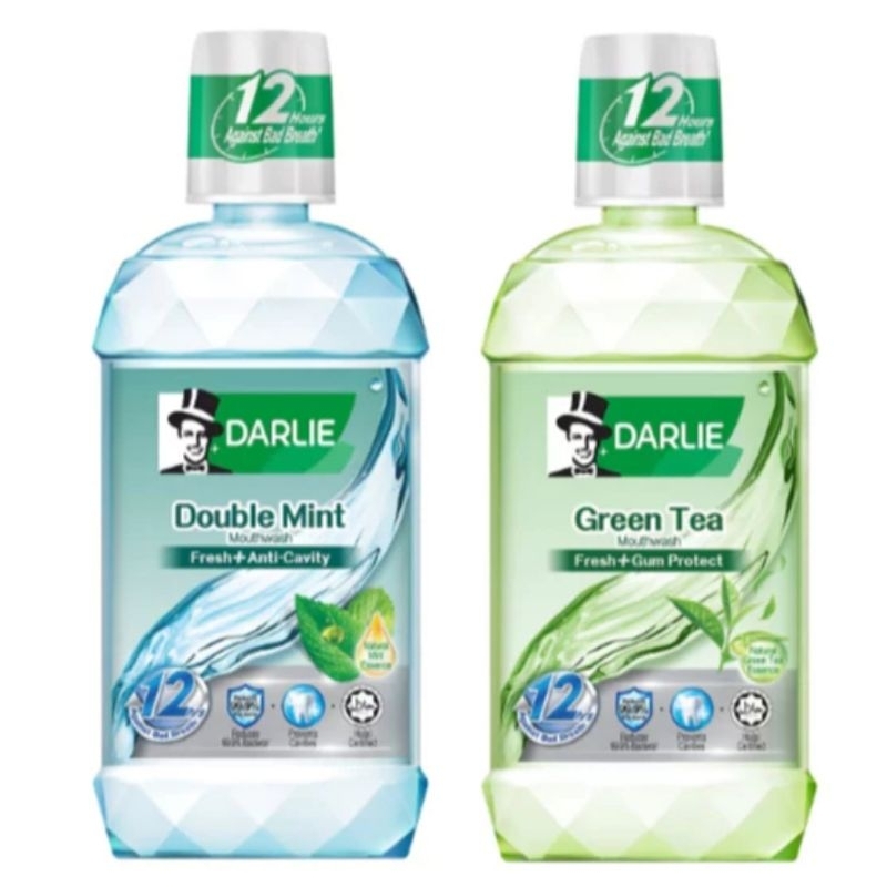Darlie Double Mint /Green Tea Mouthwash 500ml[EXP:6/2026] | Shopee Malaysia