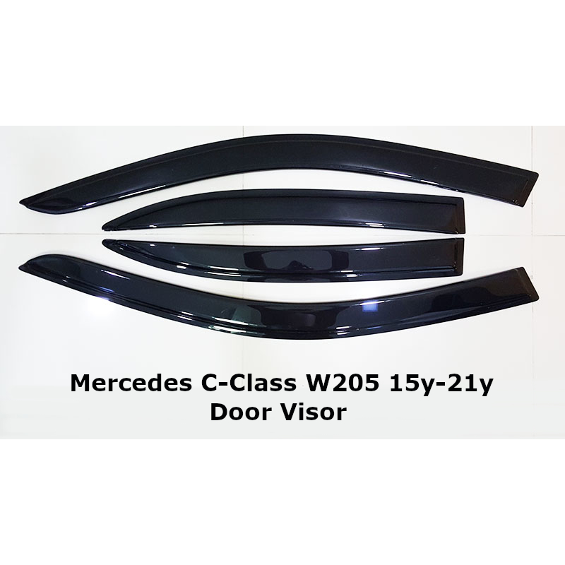 Mercedes C-Class W205 2015 2016 2017 2018 2019 2020 2021 High Quality Venttec Door Visor (made ...