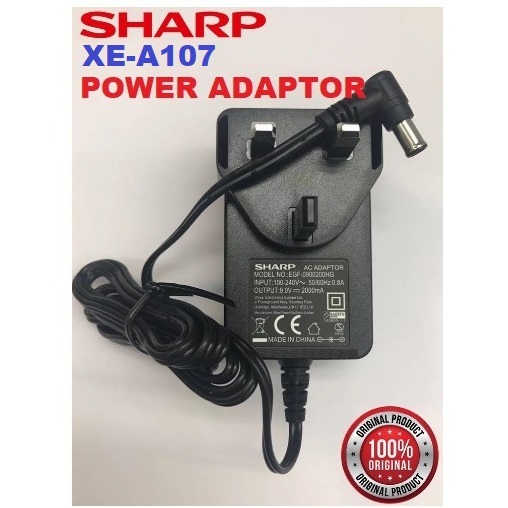 Genuine 100% Original SHARP XE-A107 CASH REGISTER Power AC-DC Adaptor ...