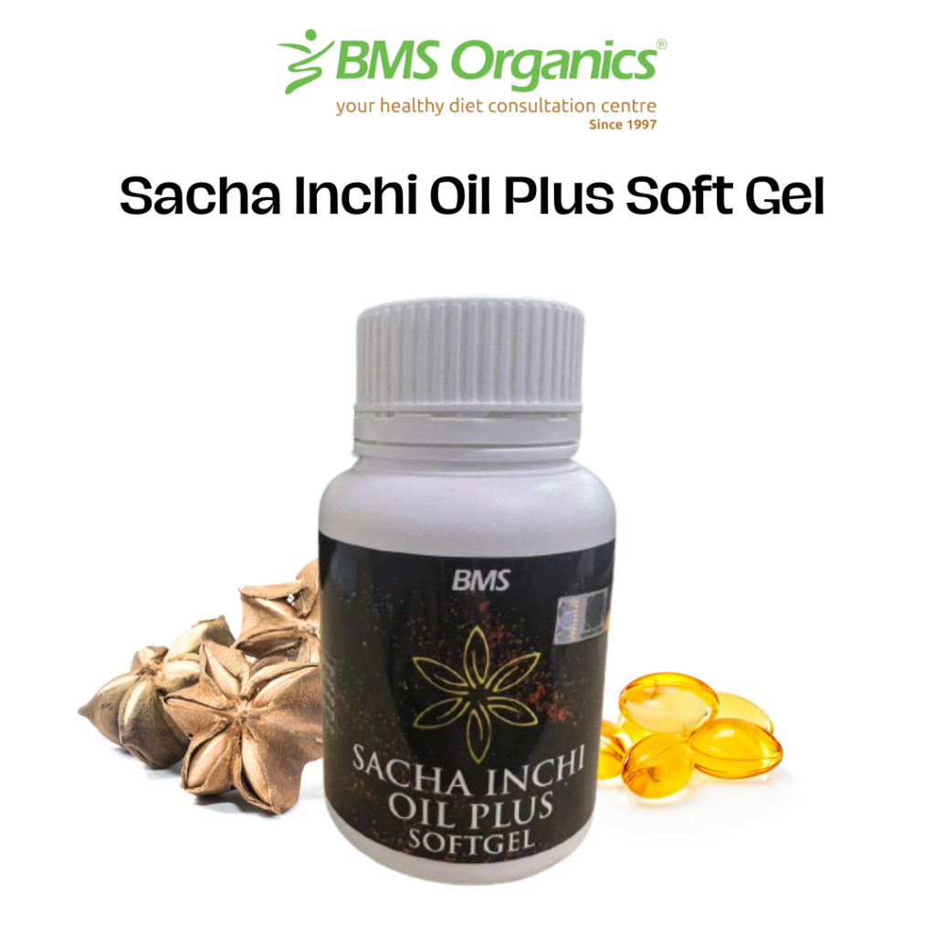 BMS - Sacha Inchi Oil Soft Gel (60pcs)(bottle) | Shopee Malaysia