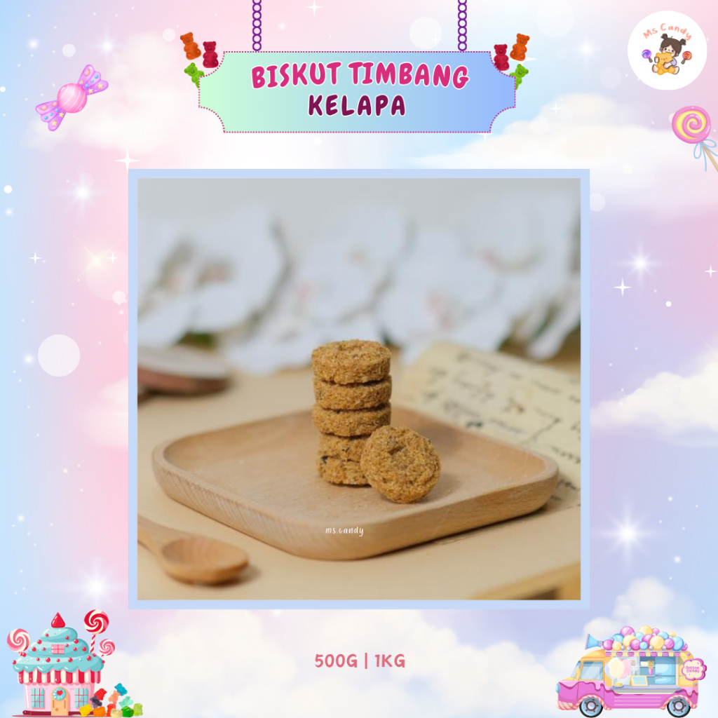 [ 500G • 1KG ] PELBAGAI BISKUT TIMBANG | BISKUT KELAPA BULAT | Shopee ...