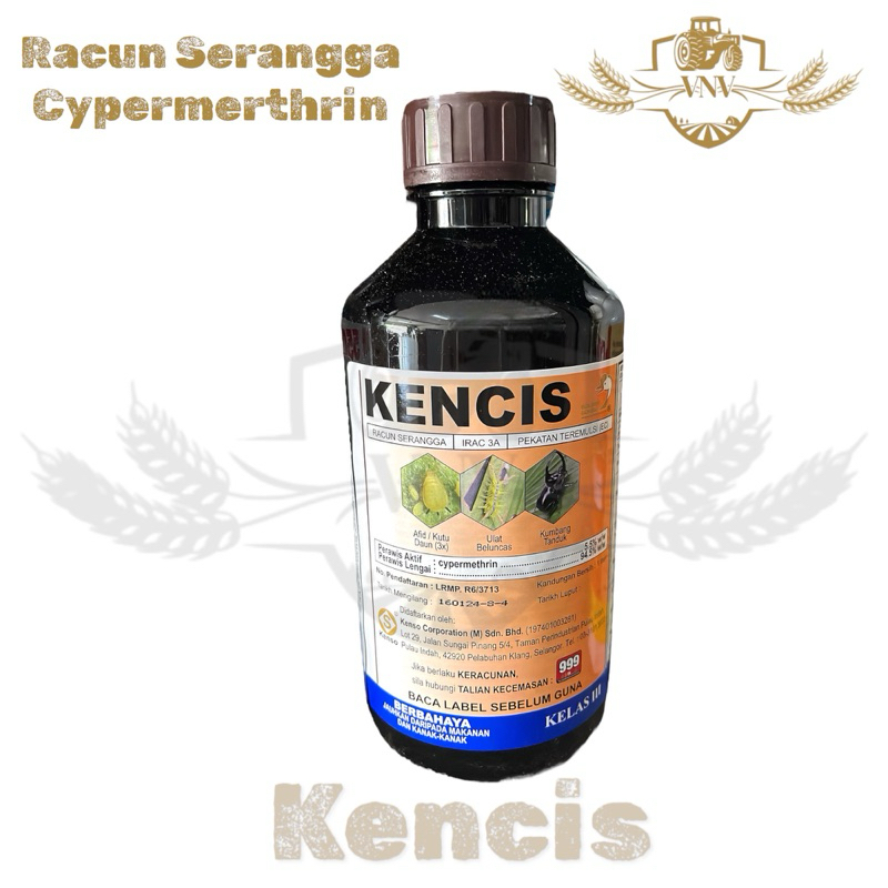 1L KENCIS KENSO (Sama Dengan Hextar CMC Cyper ) Cypermethrine Racun ...