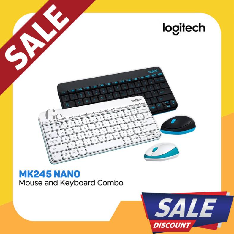 Logitech Mk245 Wireless Combo Keyboard And Mouse Shopee Malaysia
