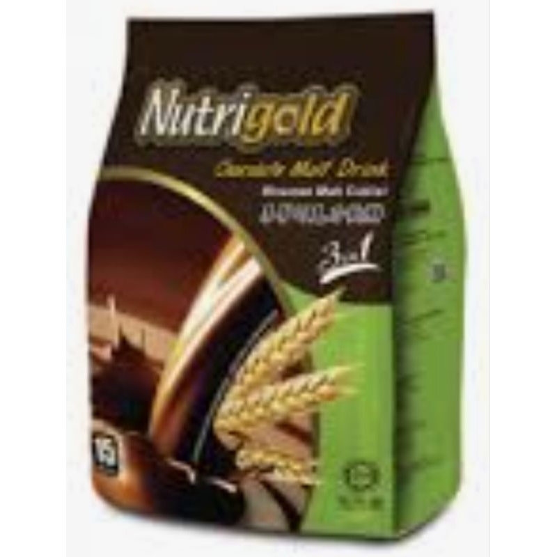 NUTRIGOLD CHOCOLATE MALT DRINK 3 IN 1 450g (30g x 15s) | Shopee Malaysia