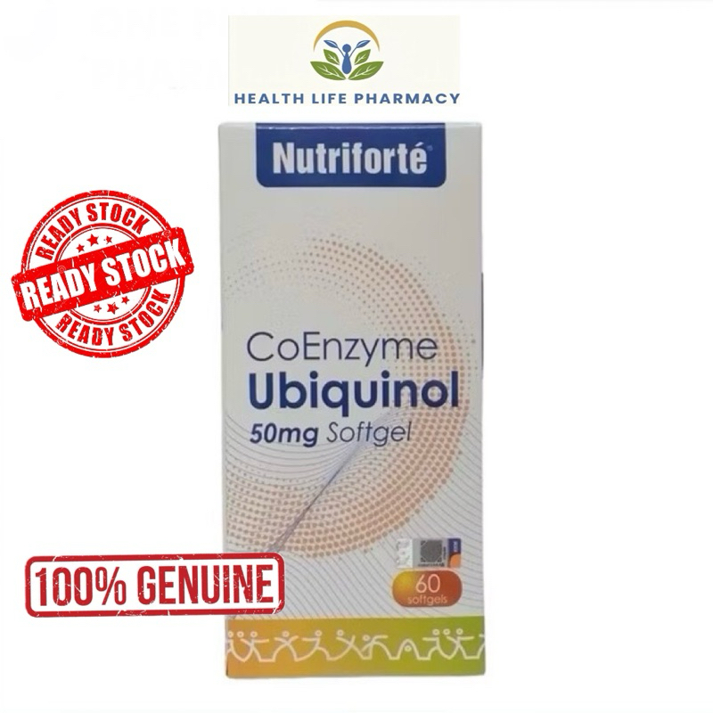Nutriforte CoQ10 Ubiquinol 50mg Softgel (60s) | Shopee Malaysia