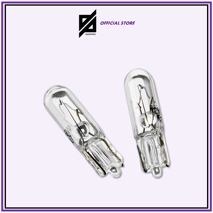 Glass Car Wedge Dashboard Instrument Panel Brake Light Bulb T5 12V 1.7W BULB (1PCS) | Shopee ...