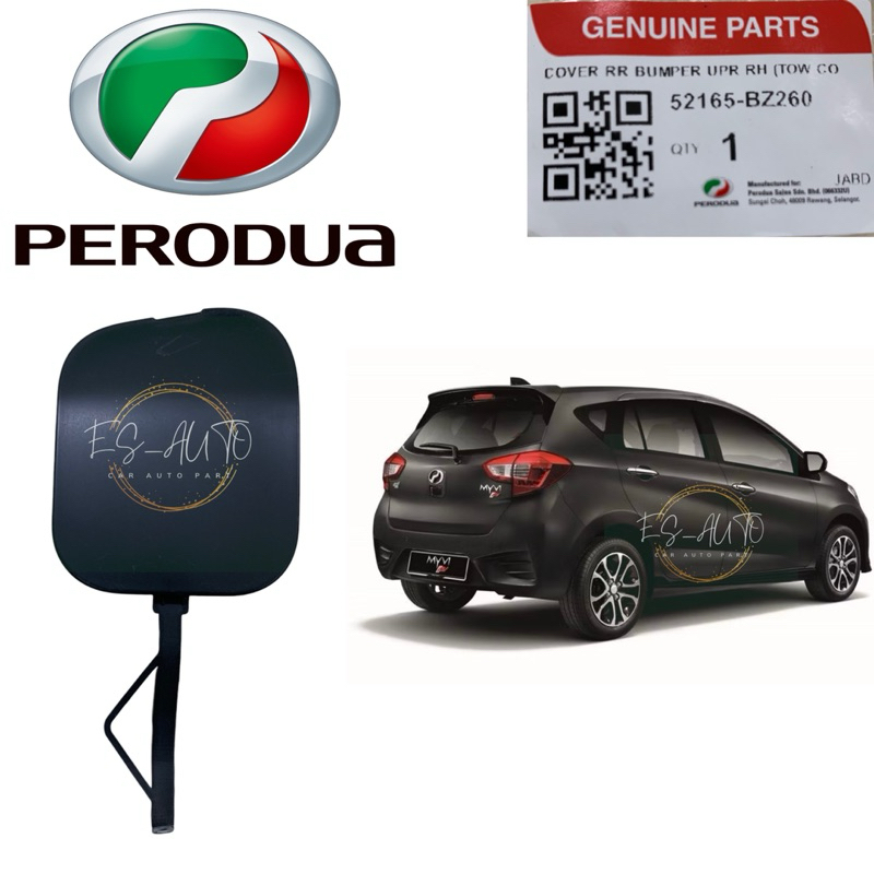 Perodua Myvi D20n 2017-2020 Rear Towing Cover/ Belakang Towing Cover ...