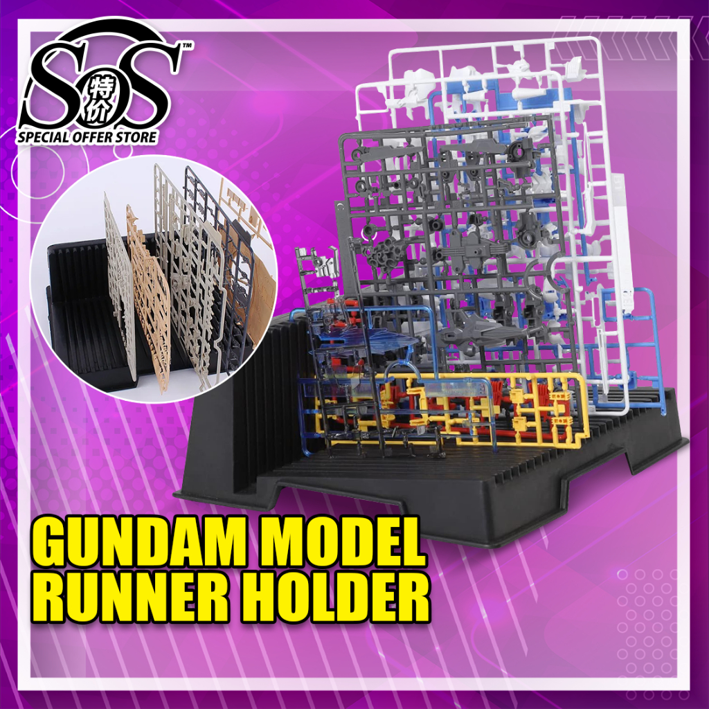 Gundam Tool Gunpla Tool HD Runners Stand Shelf Runner Holder Model Kit ...