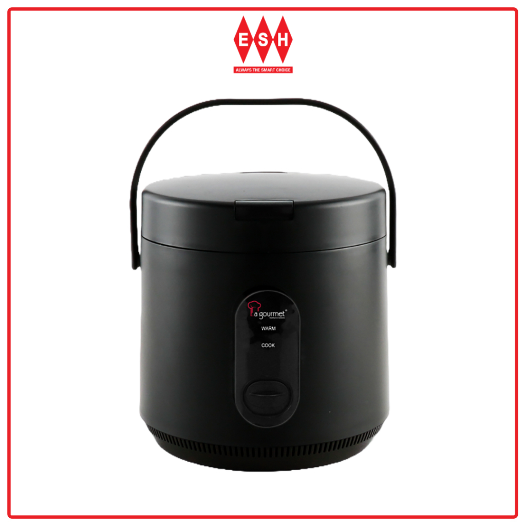 La gourmet RC08 (Coal Black) 0.4L Non-Stick Coating Inner Pot Rice ...