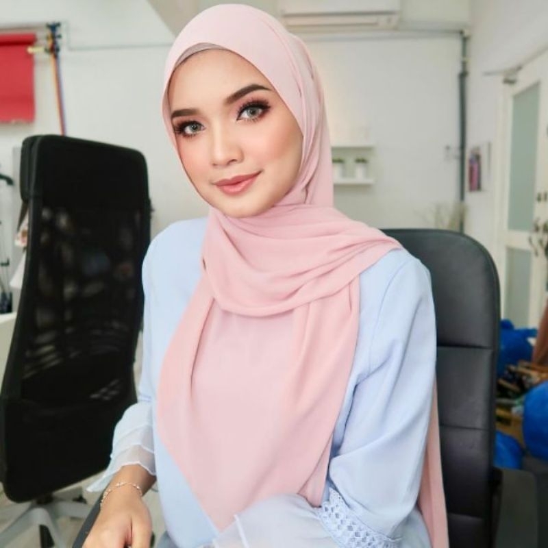 🔥 TUDUNG SHAWL KEKNIS HEAVY CHIFFON - 🔥 SHAWL KEKNIS PREMIUM 🔥 | Shopee ...