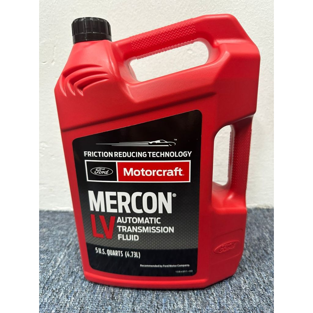 FORD MOTORCRAFT MERCON LV AUTOMATIC TRANSMISSION FLUID 5 U.S. QUARTS (4 ...