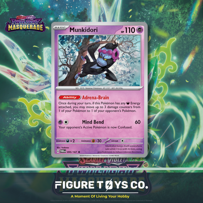 【Ability Pokemon】Pokemon TCG - Munkidori (095/167) EN | Shopee Malaysia