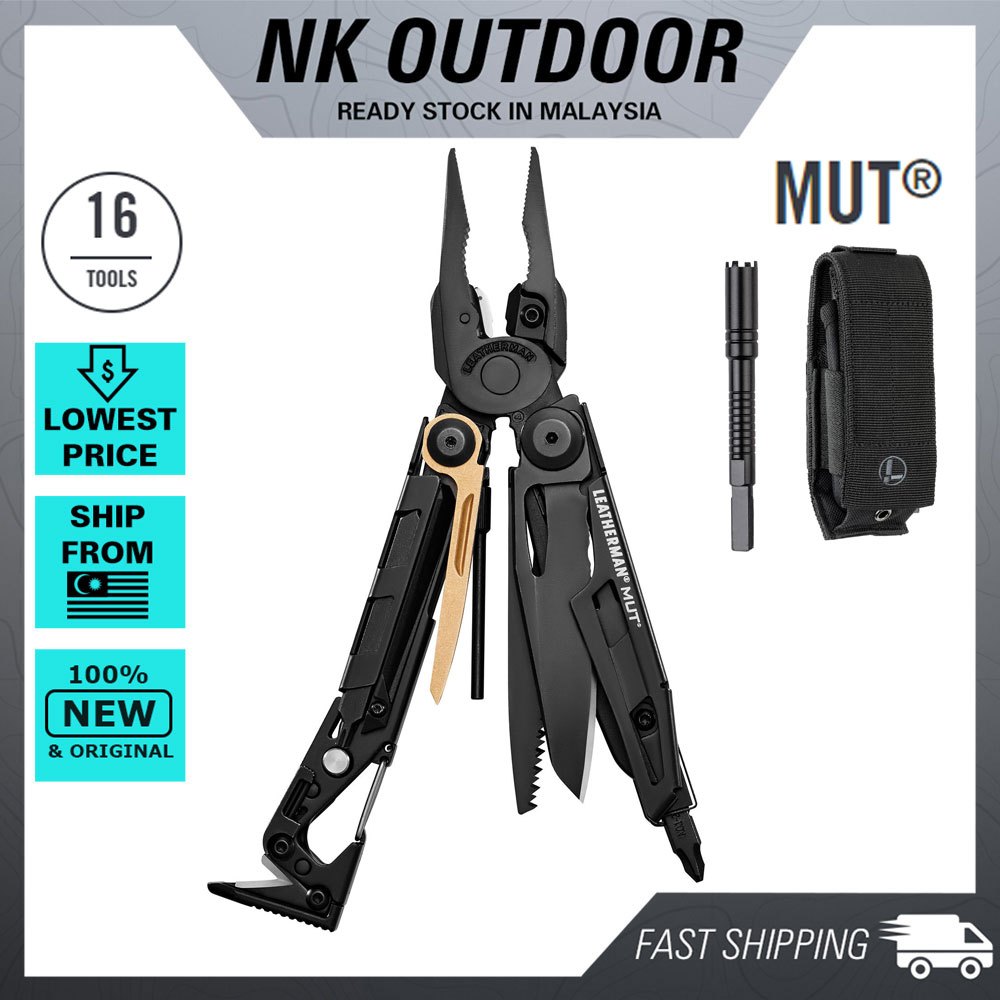 Leatherman MUT Multitool (Black) | Shopee Malaysia
