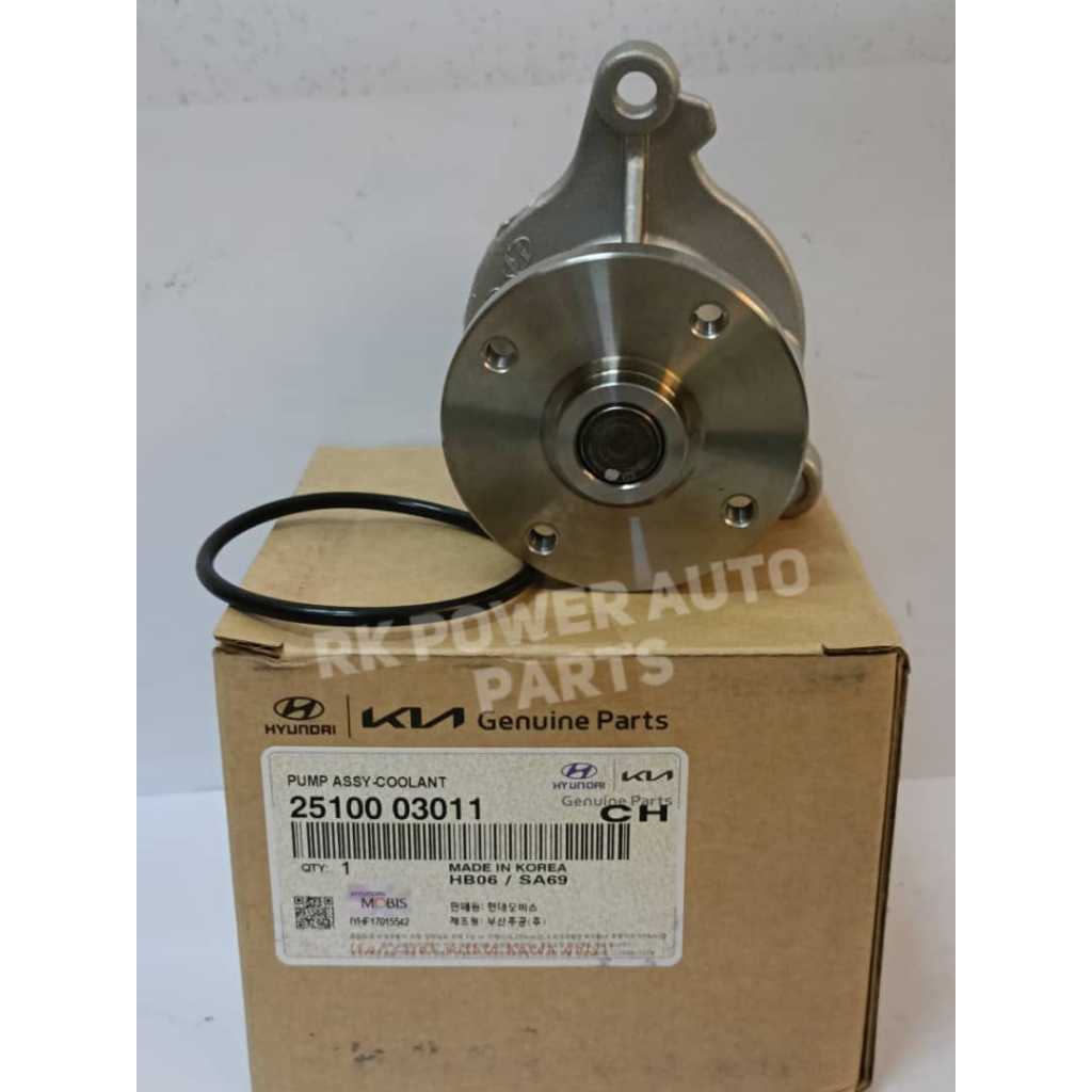 WATER PUMP { GENUINE PARTS} FOR KIA RIO YB >>> 25100-03011 | Shopee ...