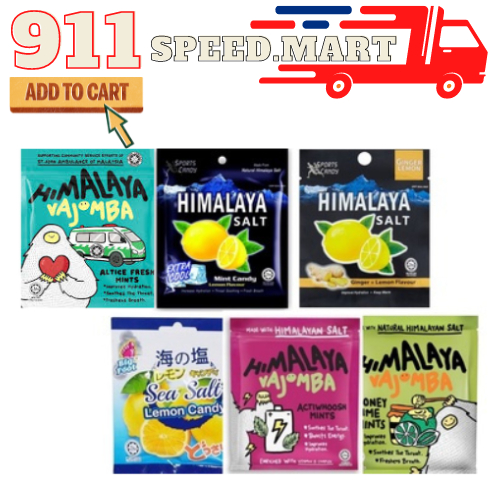 [911] 1pck Himalaya Salt Cool Lemon Mint Candy 15gm (Vajomba/SeaSalt ...