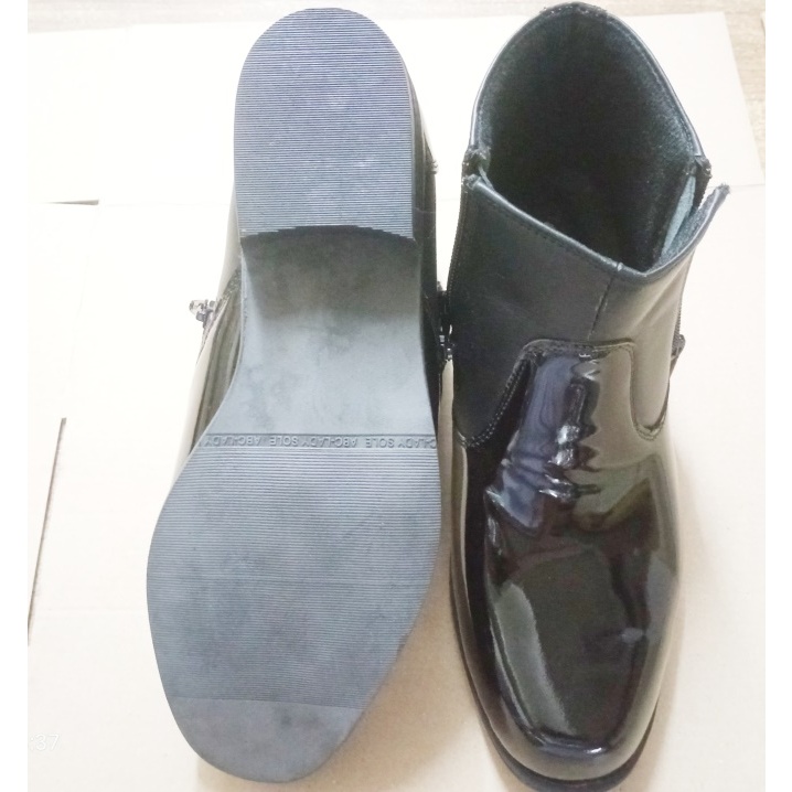 KASUT KERJA ANGGOTA WANITA PDRM/POLIS/ UNIFORM KASUT KILAT 2 ZIP KASUT ...