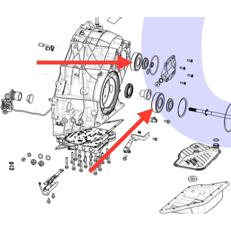 Proton Flx Preve Exora Cvt Vt2 Vt3 Auto Gearbox Transmission Bearing ...