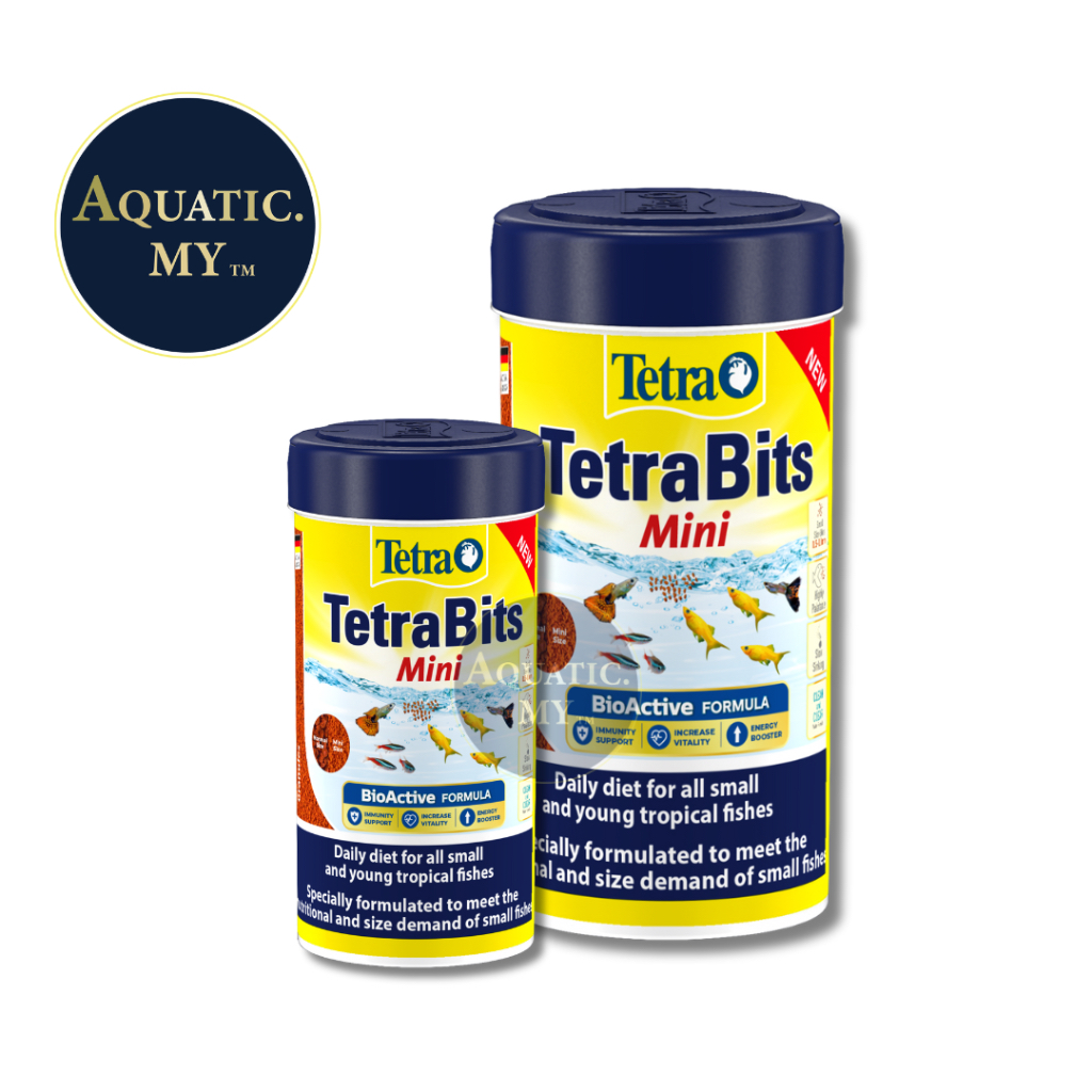 Tetra Bits Mini 35g/90g TetraBits Mini Tropical Fish Food Small Fish ...
