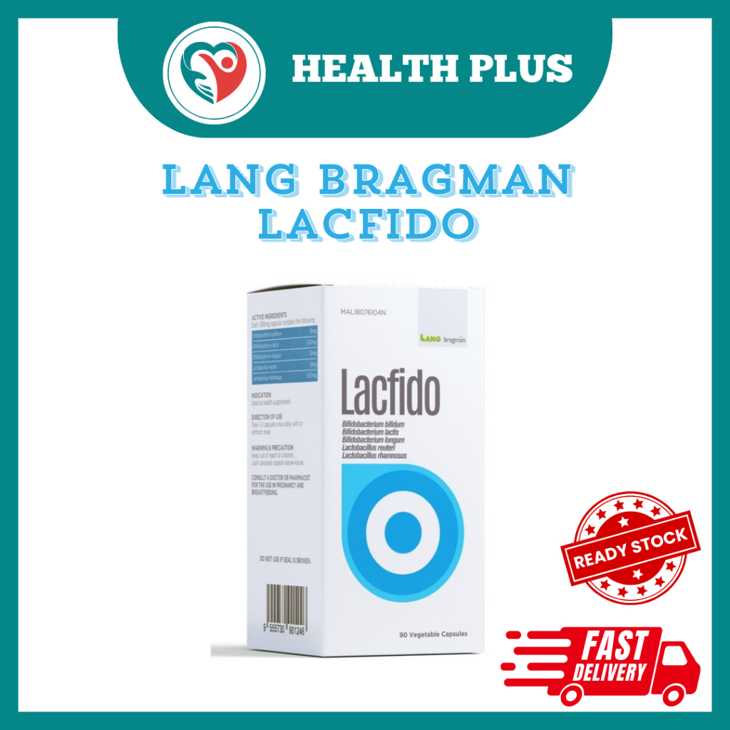 Lang Bragman Lacfido 30’S / 90'S Capsules [10 Billion CFU Probiotics ...