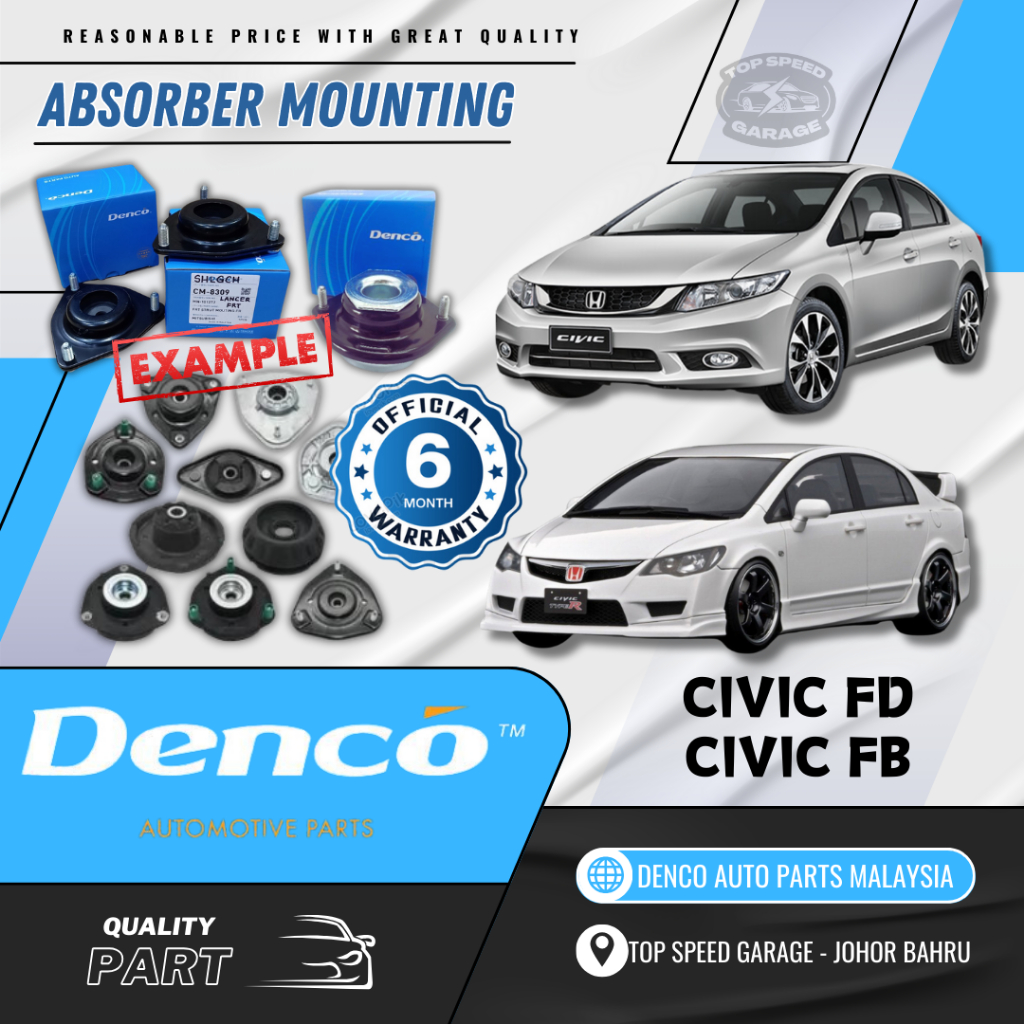 DENCO ORIGINAL - HONDA CIVIC FD,SNA,SNB / FB TRO - [FRONT/DEPAN ...