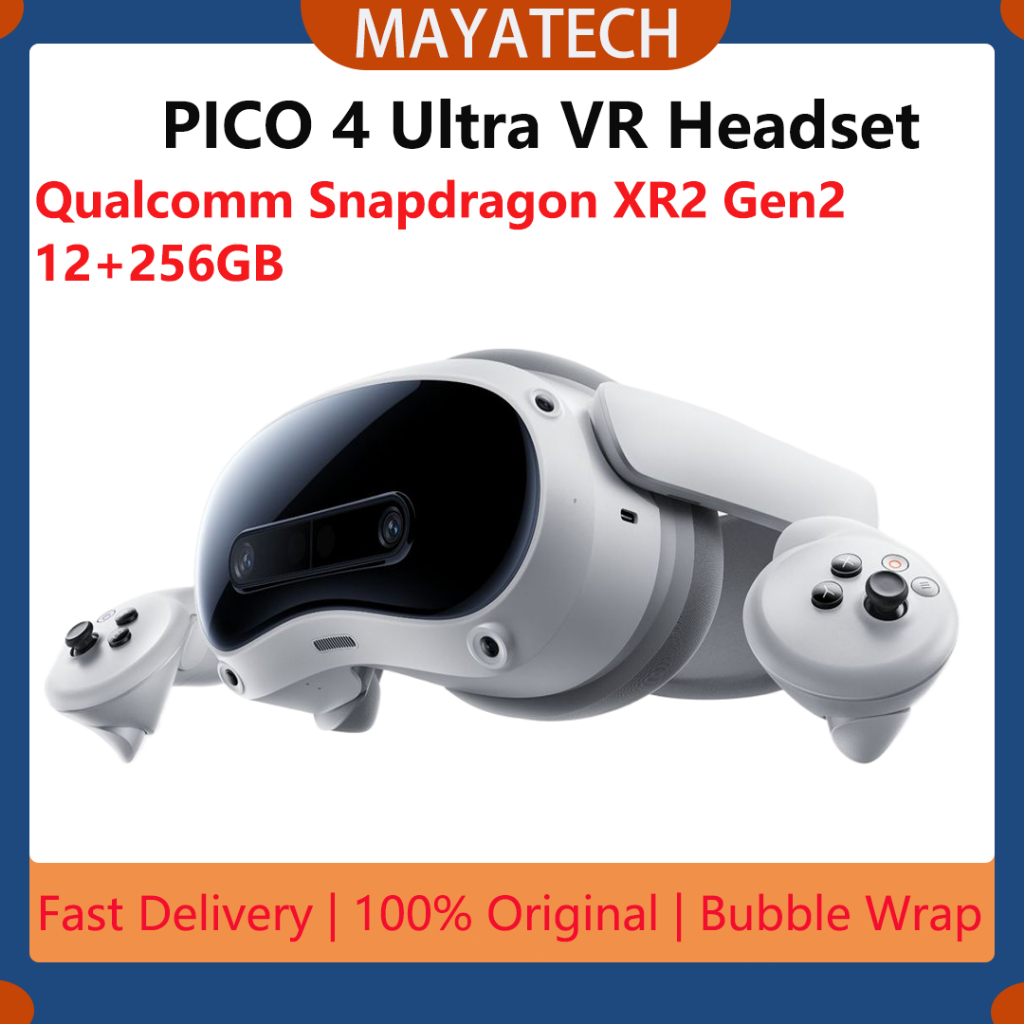 Brand New PICO 4 Ultra VR Headset 12+256GB Qualcomm Snapdragon XR2 Gen2 Dual 32MP HD Cameras ...