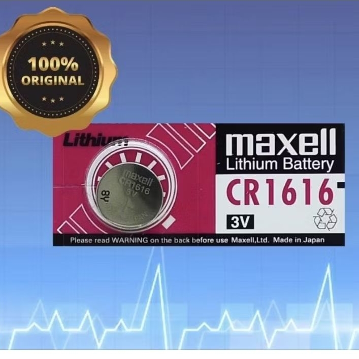 MAXELL LITHIUM CR1616 3V BATTERY (JAPAN) WATCHES/EQUIPMENT | Shopee ...