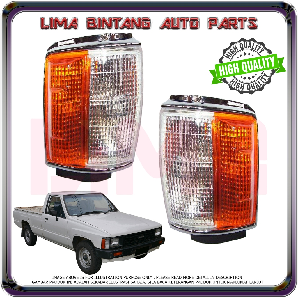 Toyota Hilux LN65 Angle Lamp , Side Lamp ( Lampu Signal ) 1984-1987 ...