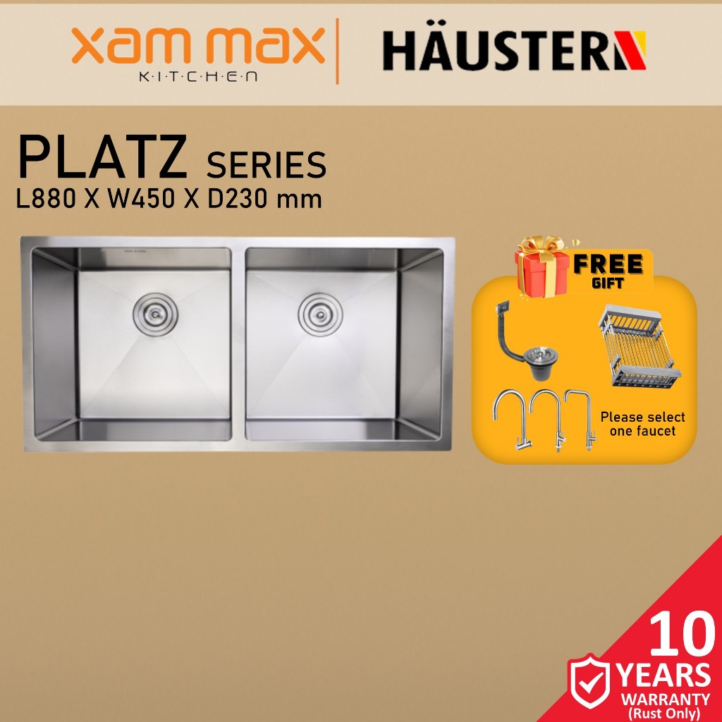 HAUSTERN PLATZ SERIES SUS 304 Stainlees Steel Undermount Kitchen Sink ...
