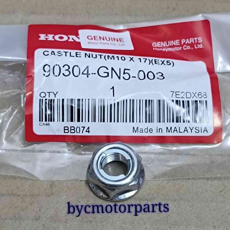 HONDA EX5 HIGH POWER EX5 DREAM C70 GBO GBOJ FAME GB6 REAR SWING ARM SHAFT NUT THAI HONDA ...