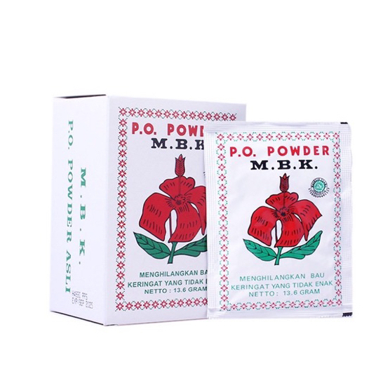 Bedak / Powder Tabur MBK Membantu Mehilangkan Bau Badan & Peluh ...