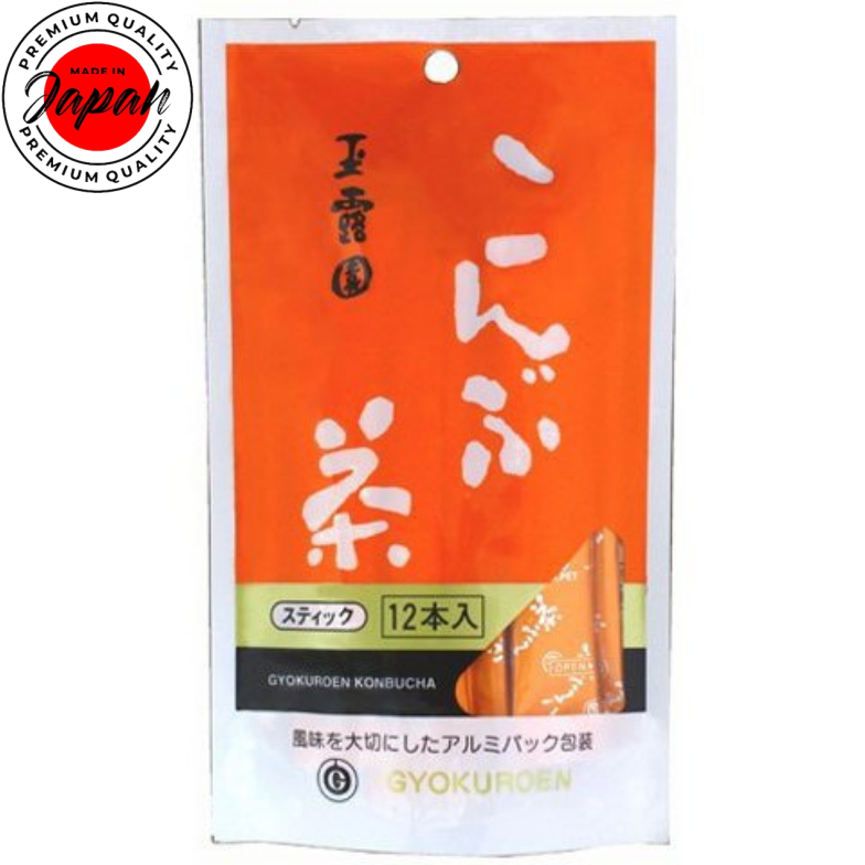Gyokuroen Kombucha Sticks [2g x 12P] Kobucha kelp seaweed tea Made in ...
