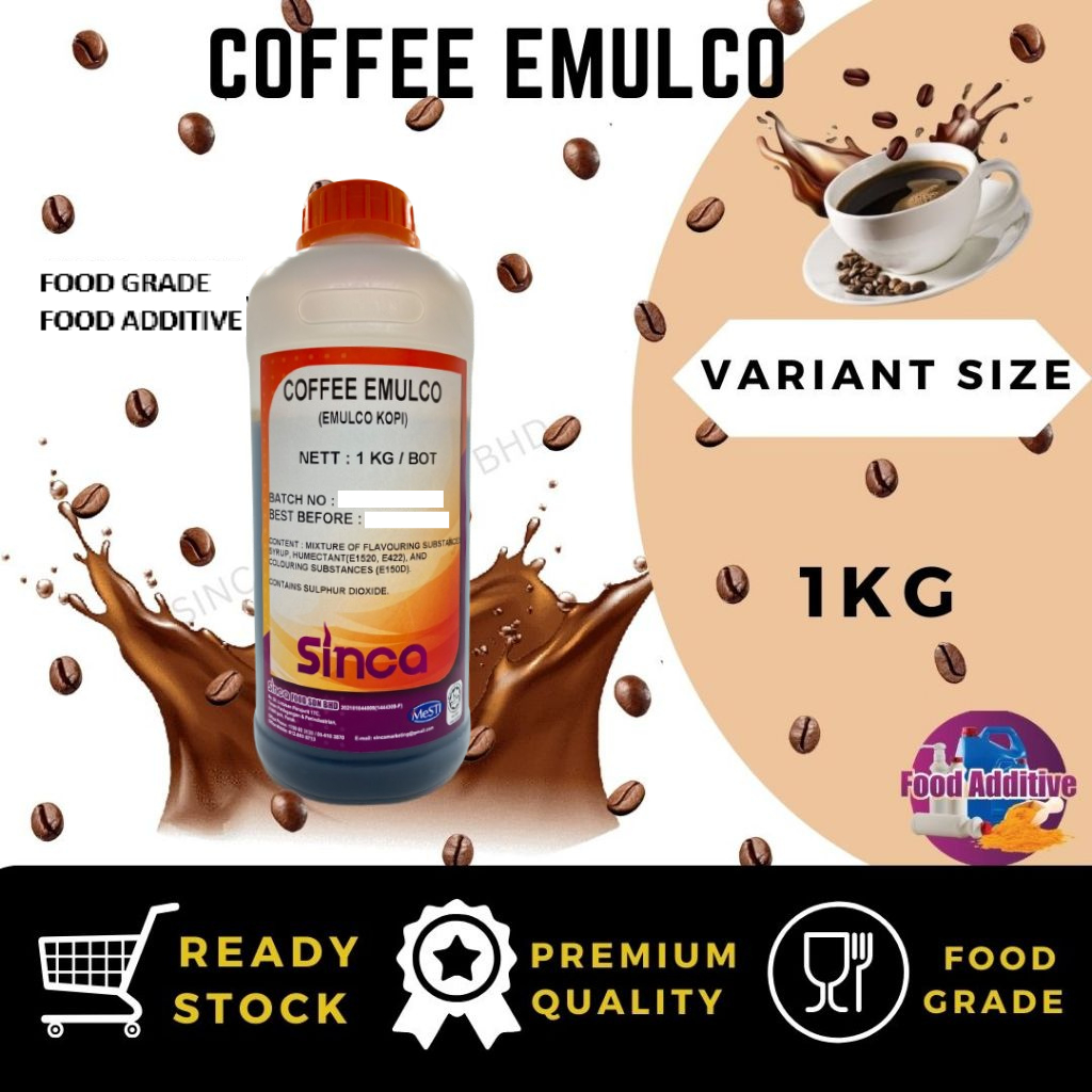 (HALAL) Coffee Emulco 1KG - FOOD GRADE (Ready Stock) | Shopee Malaysia