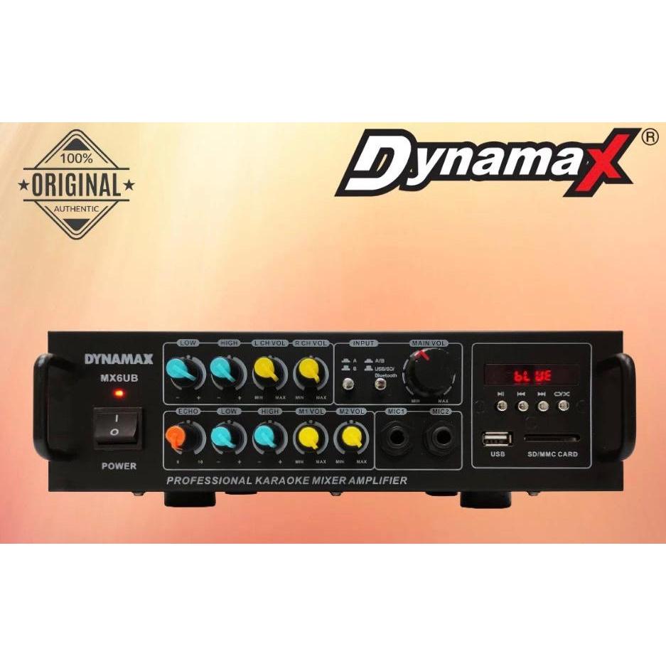 DYNAMAX MX6UB Karaoke Amplifier Mixing Amplifier Stereo Amplifier with ...