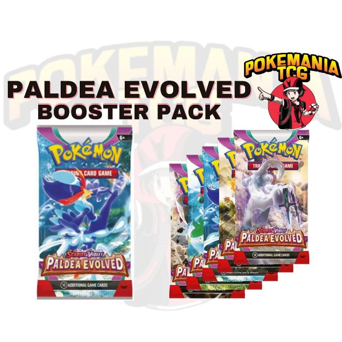 Pokémon TCG Paldea Evolved Booster Pack from BB (Live Rip) | Shopee ...