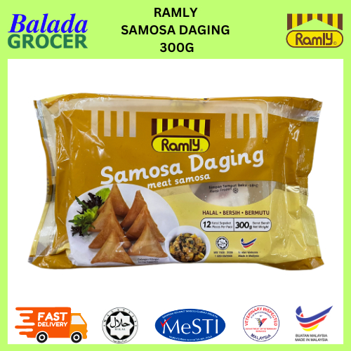 *SANGAT SEDAP & ISI PADAT* KUIH SAMOSA DAGING JENAMA RAMLY (HALAL DARI ...