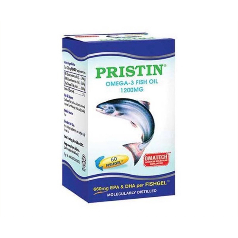 Pristin Omega-3 Fish Oil 1200mg (60 Softgels) | Shopee Malaysia
