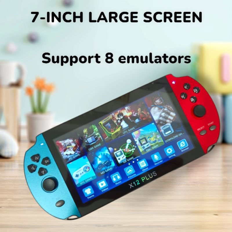 2023 X12 Plus 7-inch large-screen game console (Used) | Shopee Malaysia