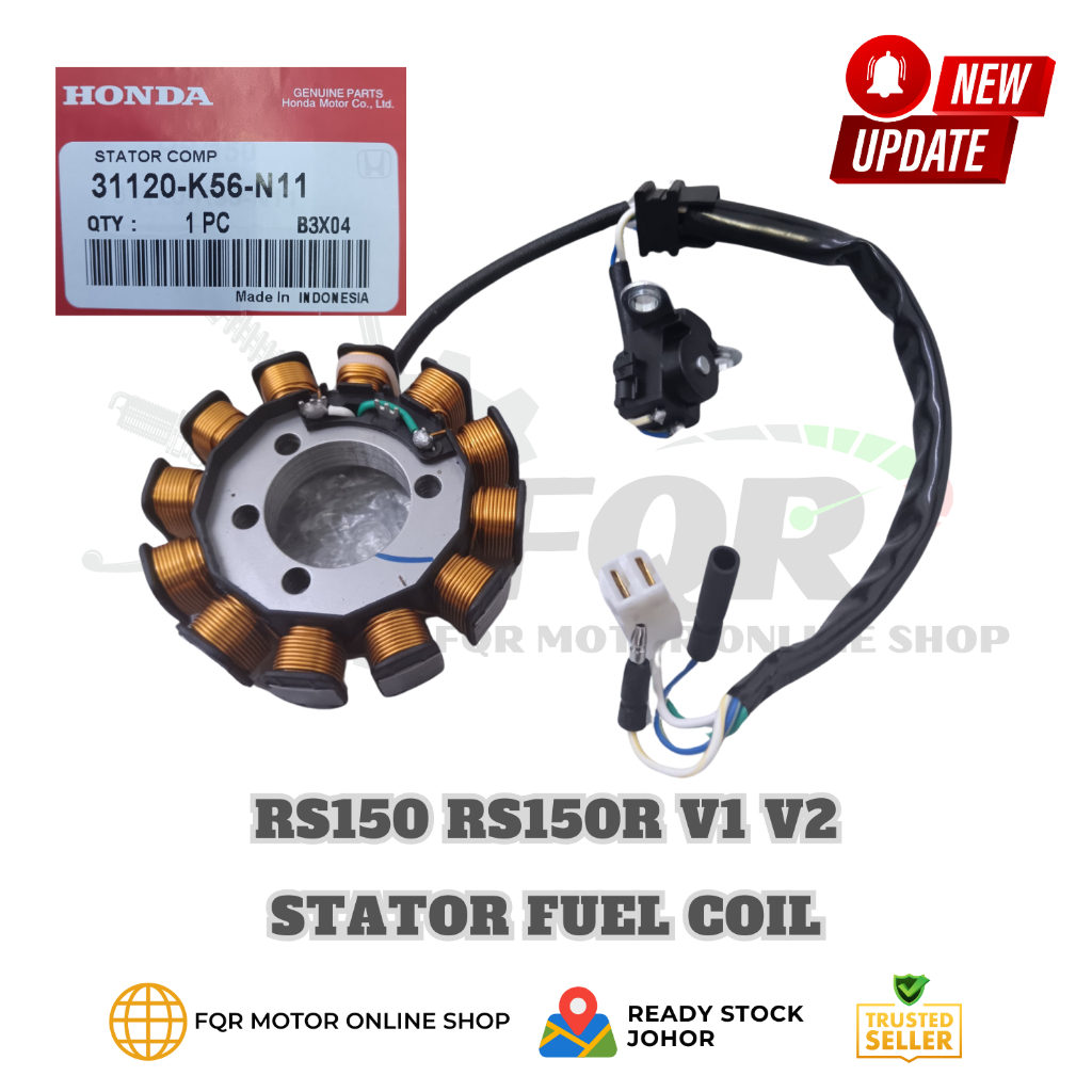 HONDA RS150 RS150R RS 150 R V1 V2 STATOR FUSE FUEL COIL MAGNET BAWAH ...