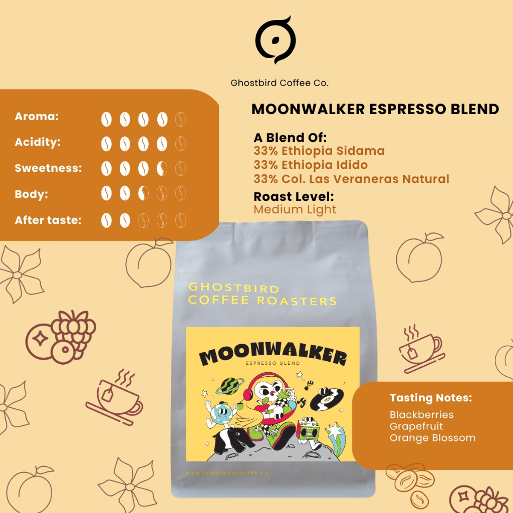 Espresso Blend-Moonwalker🦉GHOSTBIRD COFFEE (Freshly roasted) Coffee ...